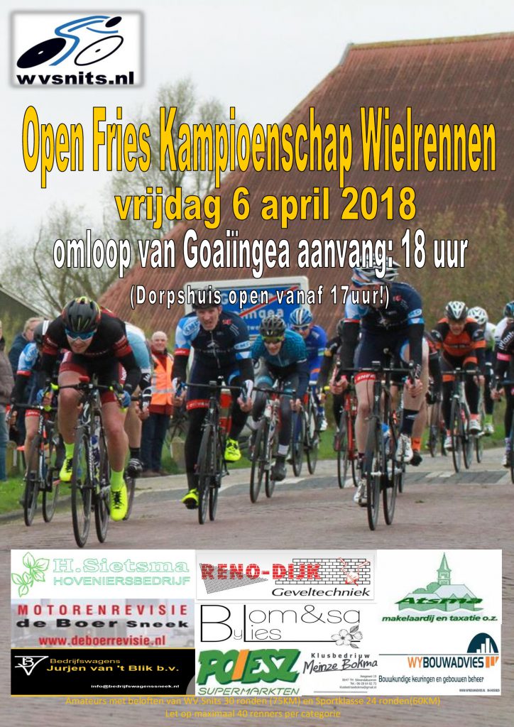 OFK wielrennen op de weg in Goënga – WV Snits